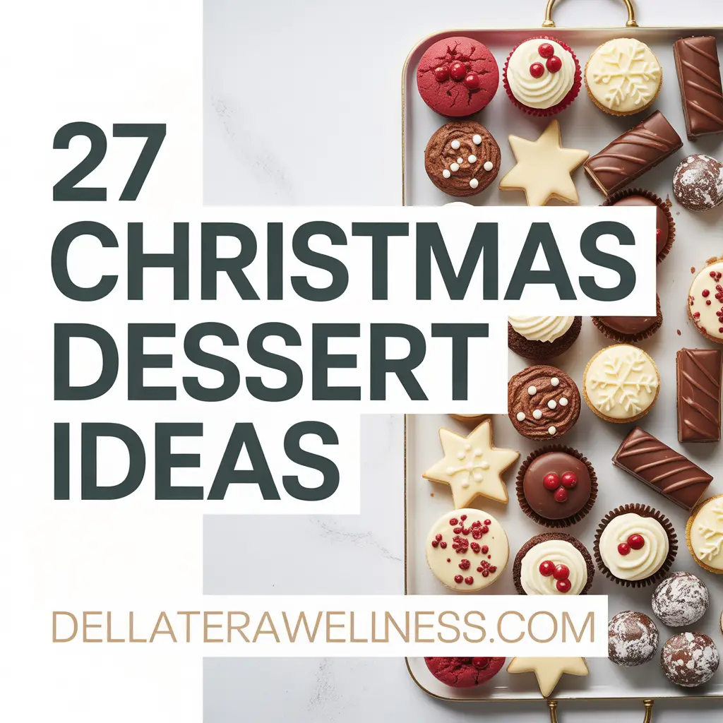 27 Christmas Dessert Ideas To Sweeten Your Holiday Season - Della Terra ...
